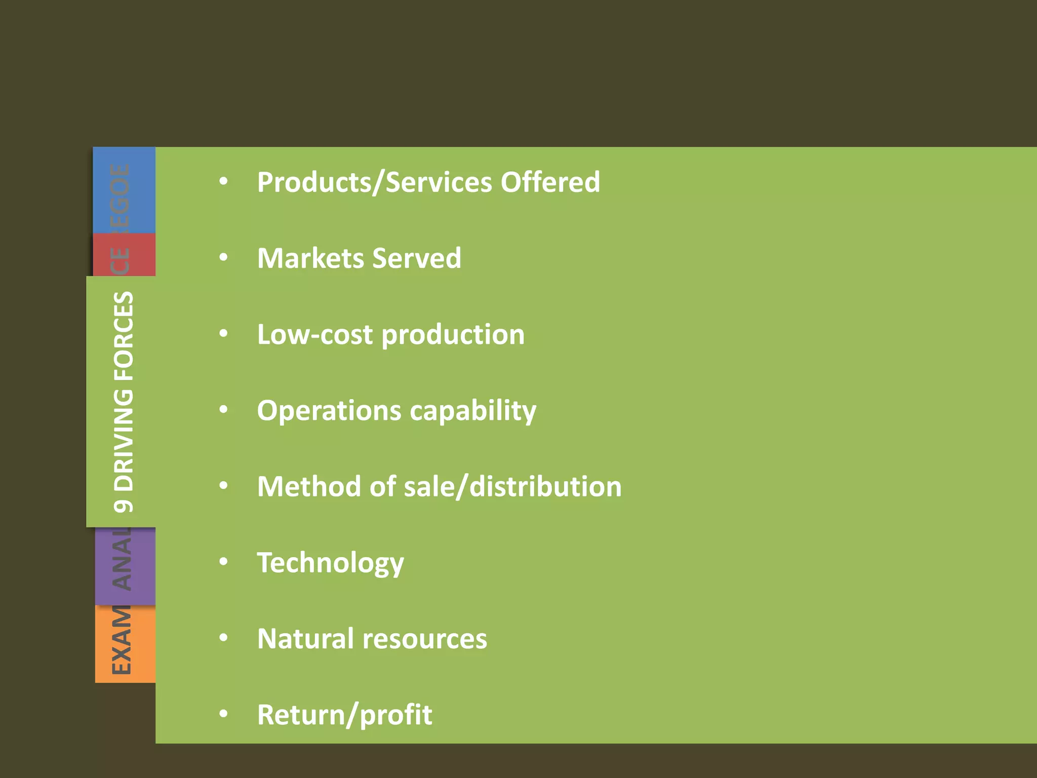 Kepner – tregoe driving force analysis | PPTX