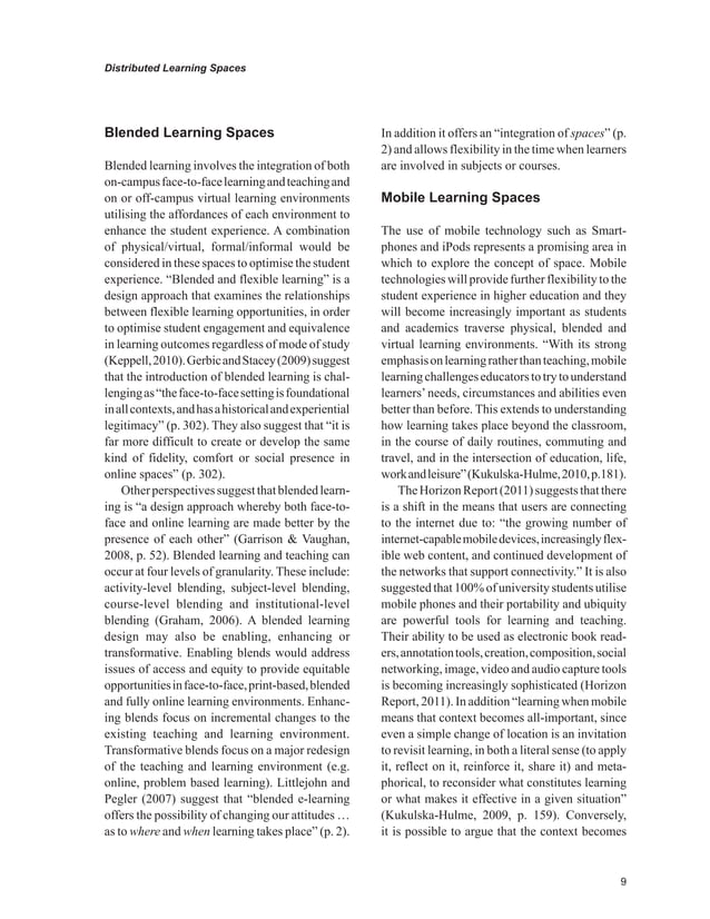 Distributed Spaces for Learning | PDF