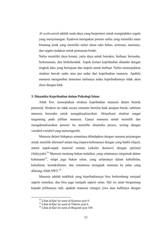 Kepribadian dalam psikologi islami | PDF