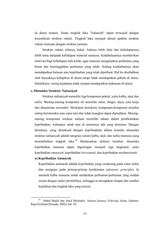 Kepribadian dalam psikologi islami | PDF
