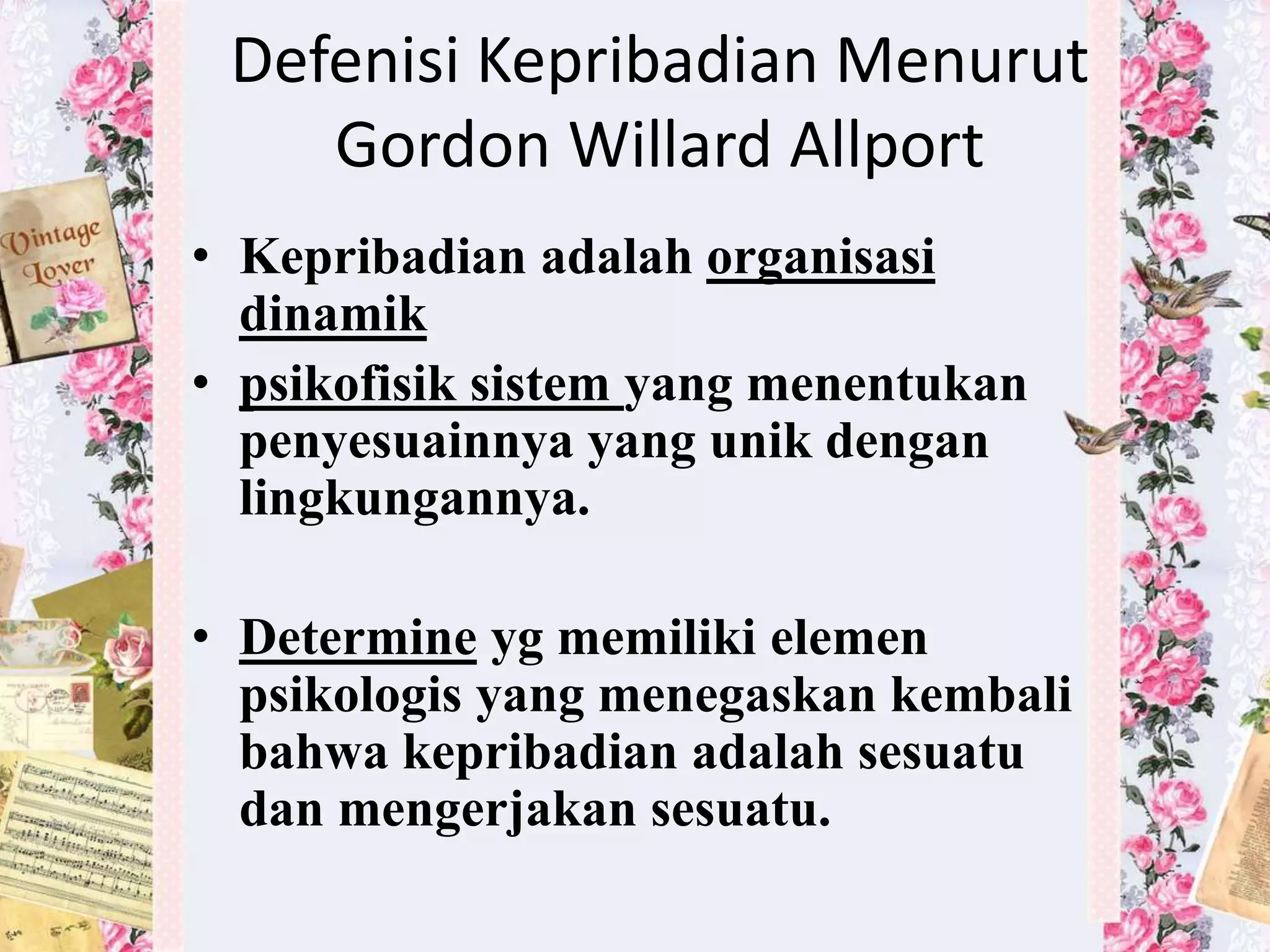 Kepribadian ppt | PPTX