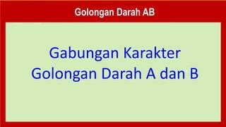 Kepribadian sesuai Golongan Darah.pptx
