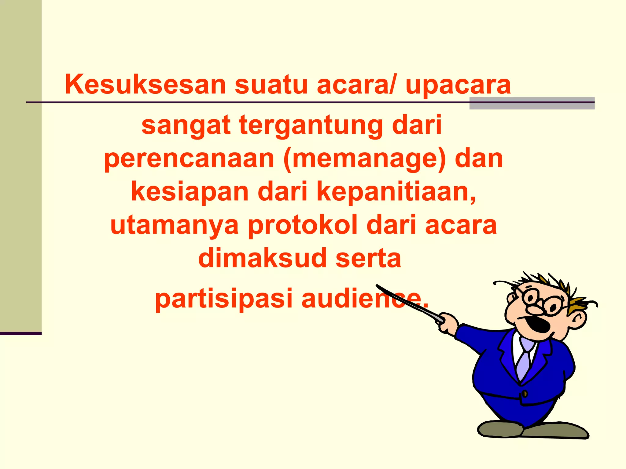 Keprotokolan , Latihan jadi protokol | PPT
