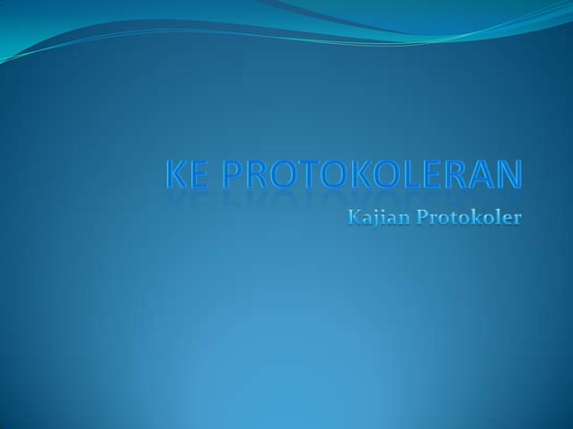 protokoler | PPT