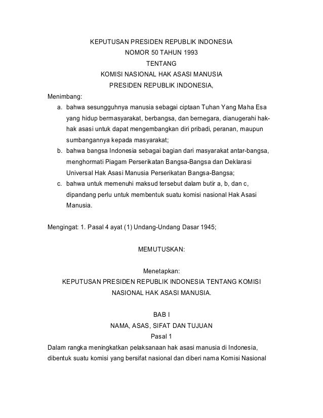 Keputusan presiden republik indonesia nomor 50 tahun 1993 0 Keputusan presiden republik indonesia nomor 50 tahun 1993 0
