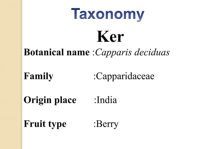 Presentation on Cultivation of ker | PPTX | Agriculture | Industries