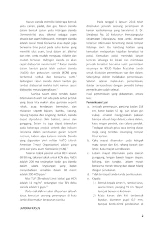 KERACUNAN_SIANIDA dalam forensik dan medikolegal dalam bentuk word | DOCX