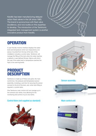 Keraflo Tanktronic Tank Management System - Brochure | PDF | Technology ...