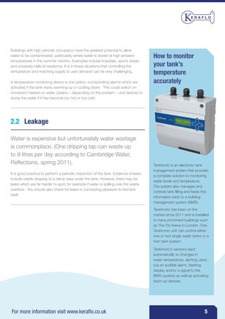 Keraflo Think Tank Best Practice - Water Tank Management | PDF