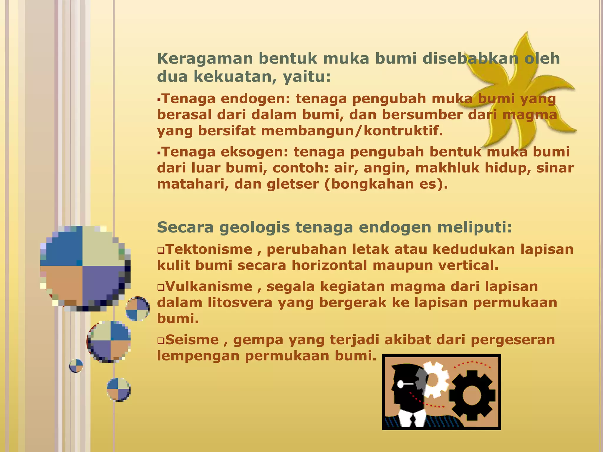 Keragaman bentuk muka bumi, presentasi ips | PPTX