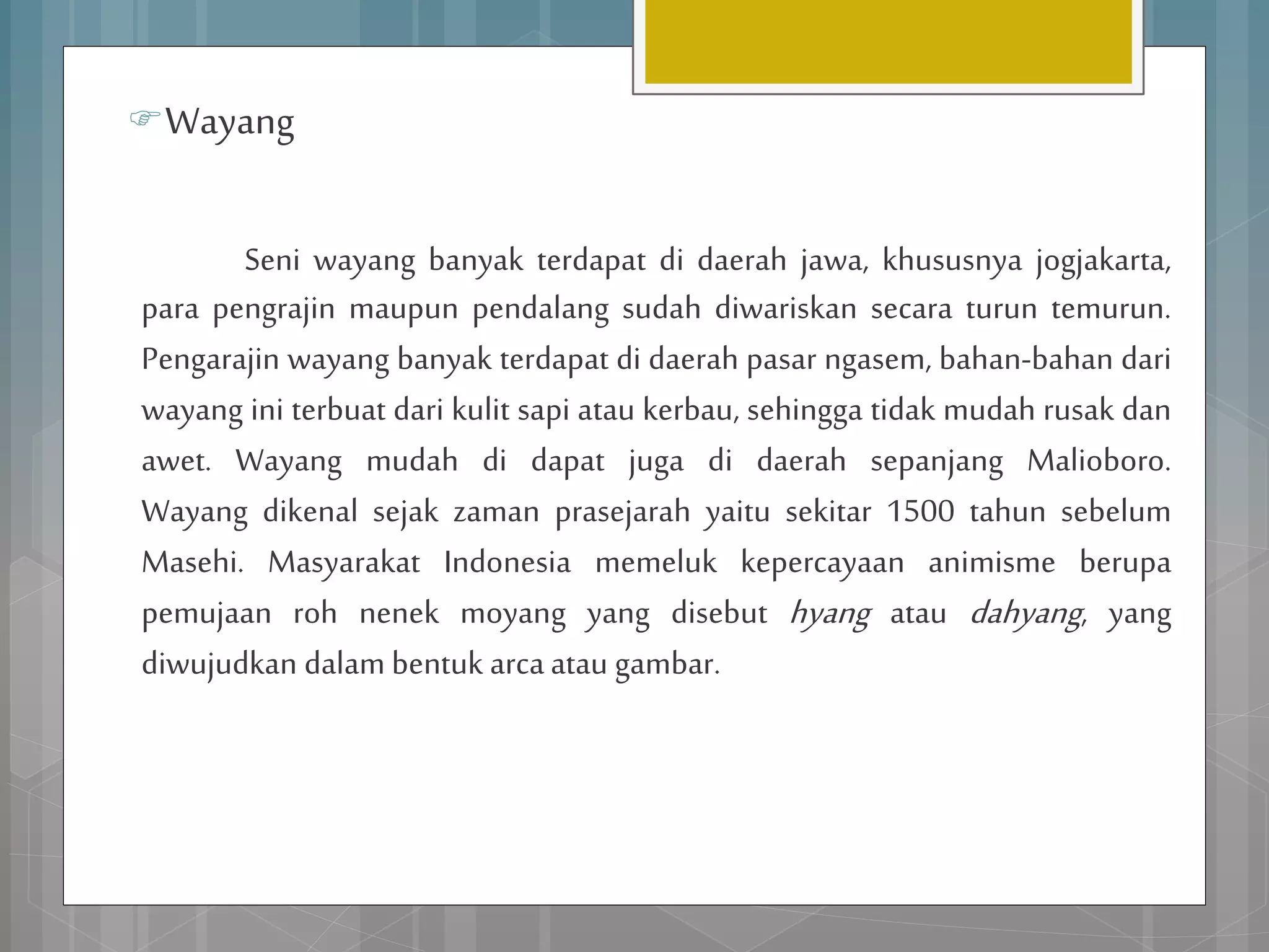 Keragaman karya seni rupa nusantara | PPTX