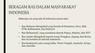 Keragaman ras kelompok 3 | PPTX