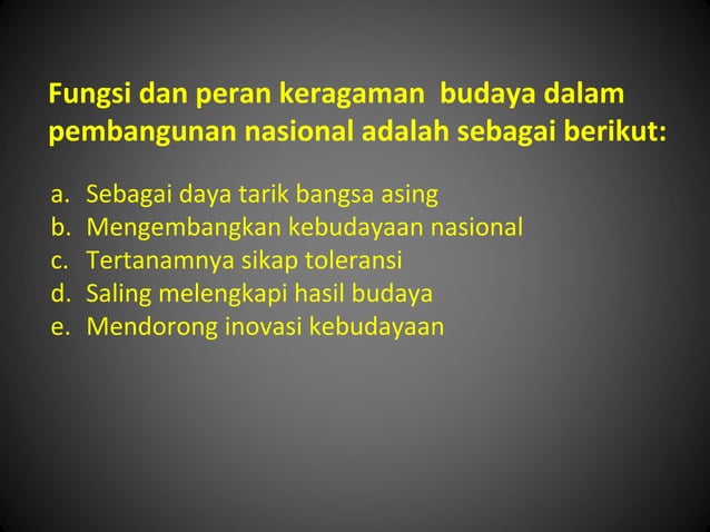 Keragaman sosial budaya | PPT