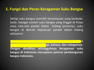 Keragaman sosial budaya | PPT