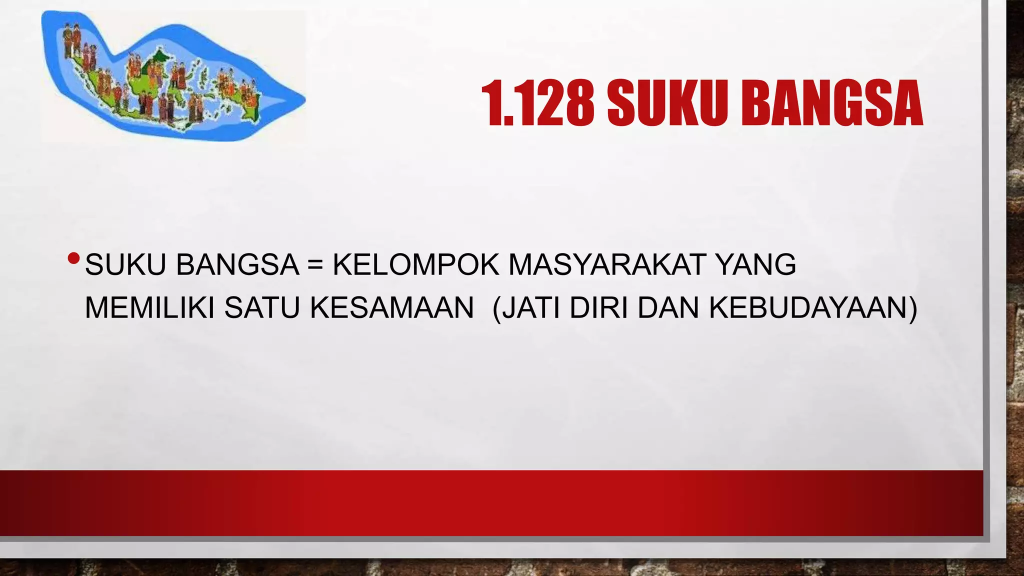 Keragaman suku bangsa dan budaya di indonesia | PPTX