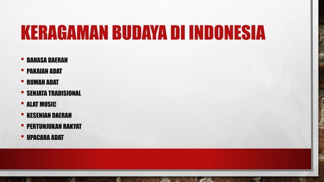 Keragaman suku bangsa dan budaya di indonesia | PPTX