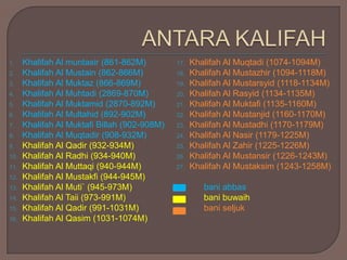 Kerajaan abbasiyyah | PPTX
