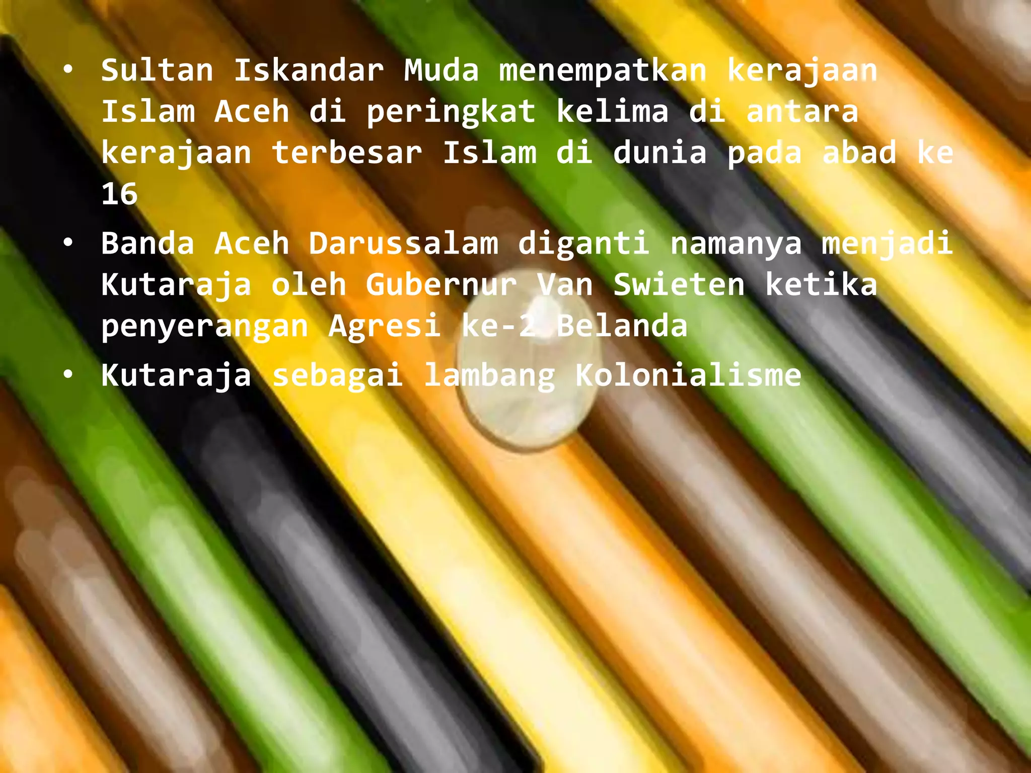 Kerajaan aceh | PPTX