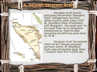 Kerajaan aceh | PPTX