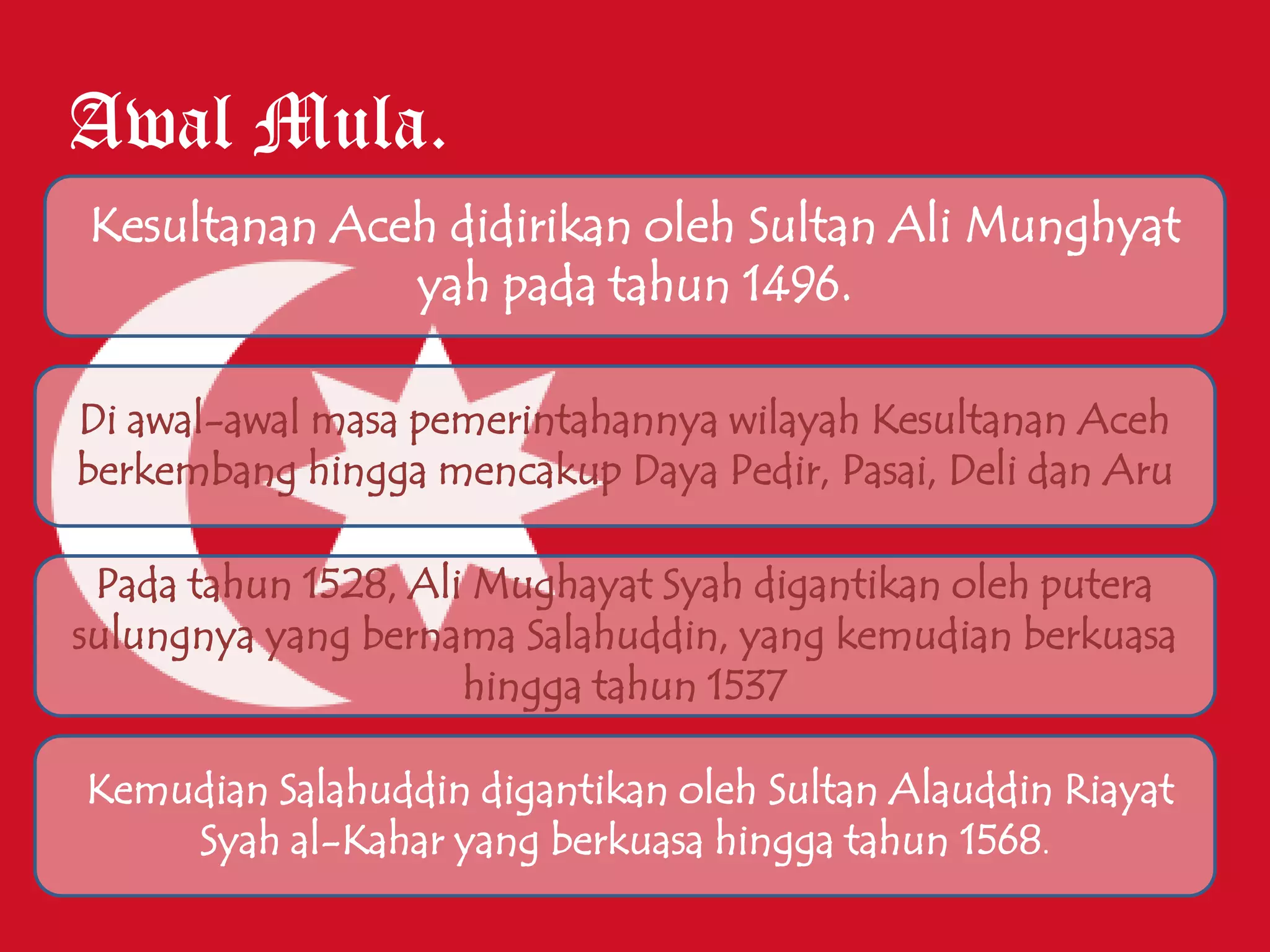 Kerajaan aceh darussalam | PPTX