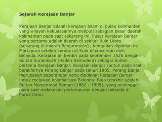 Kerajaan Banjar dan Bima | PPTX