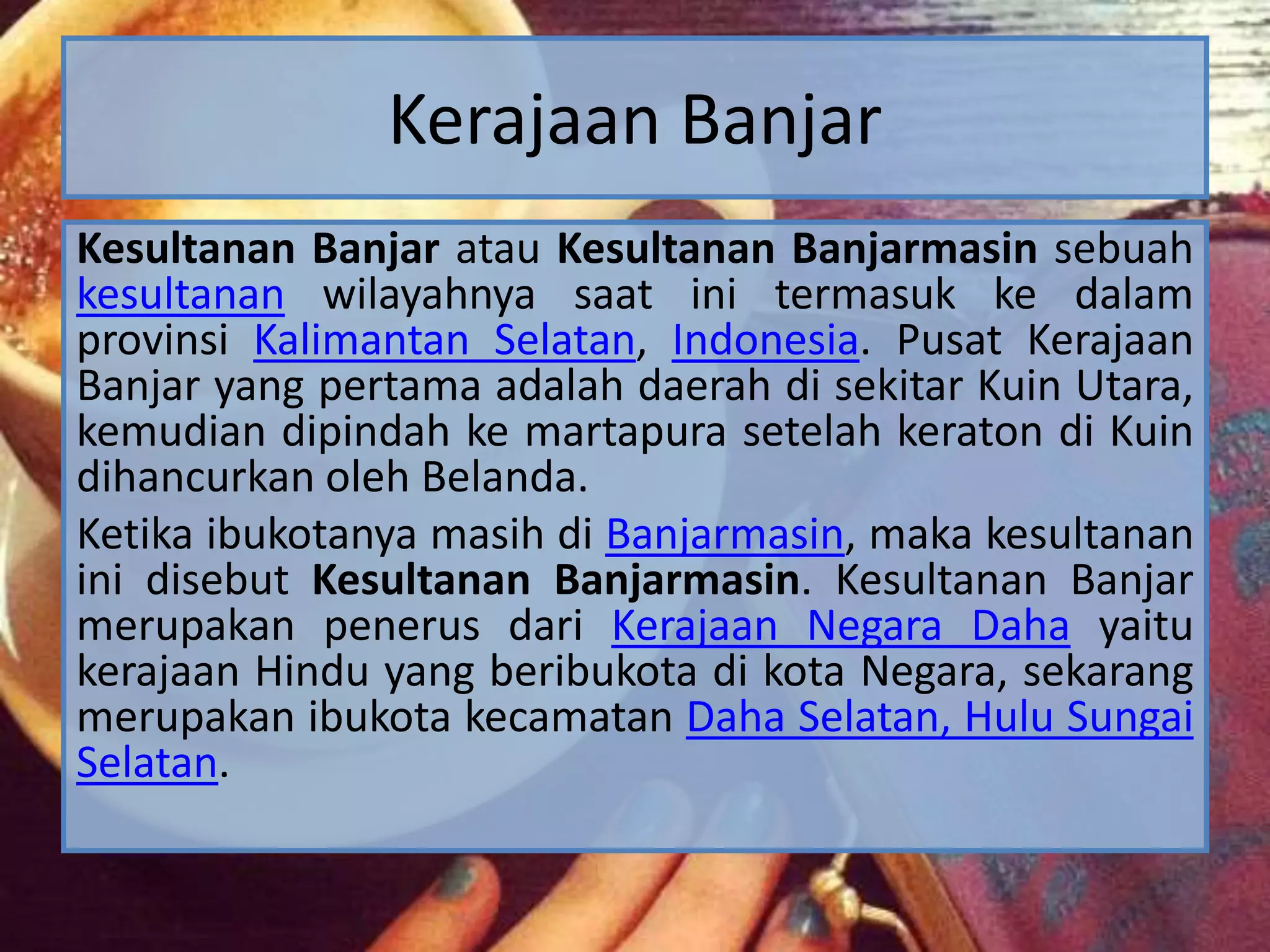 Kerajaan Banjar | PPTX