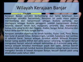 Kerajaan Banjar | PPTX