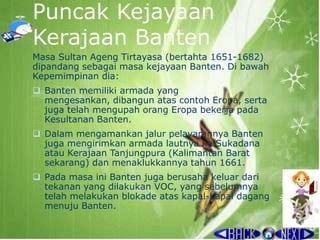 Kerajaan banten | PPTX