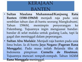 13.Kerajaan banten | PPT