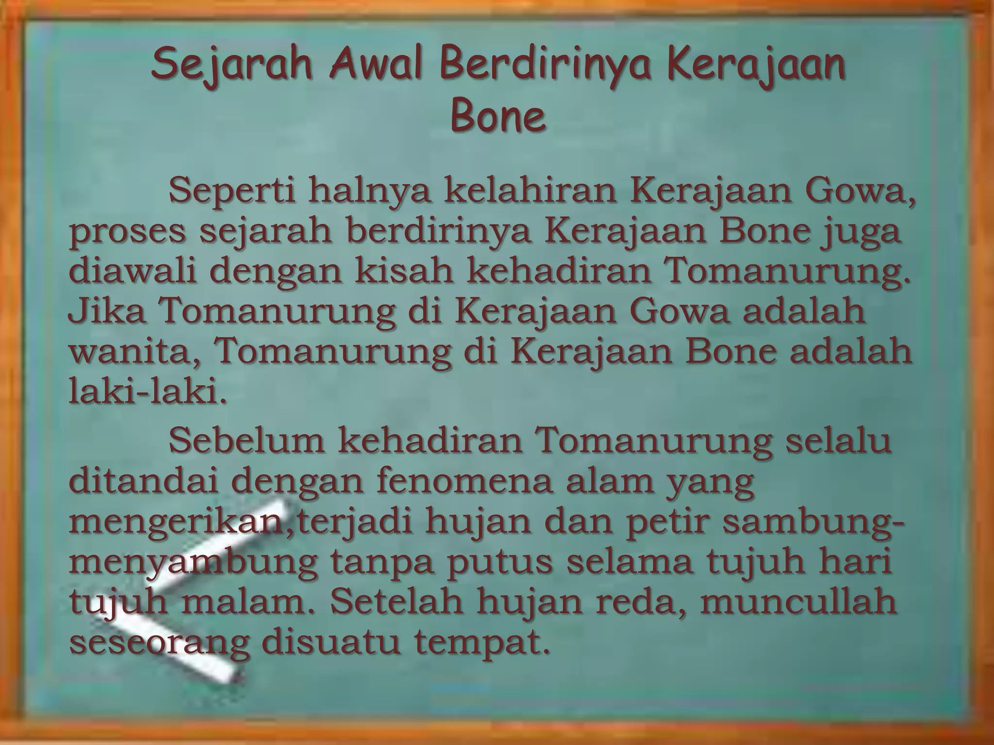 sejarah Kerajaan bone politik ekonomi dan letak geografisnya | PPTX