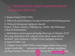 Kerajaan demak | PPTX