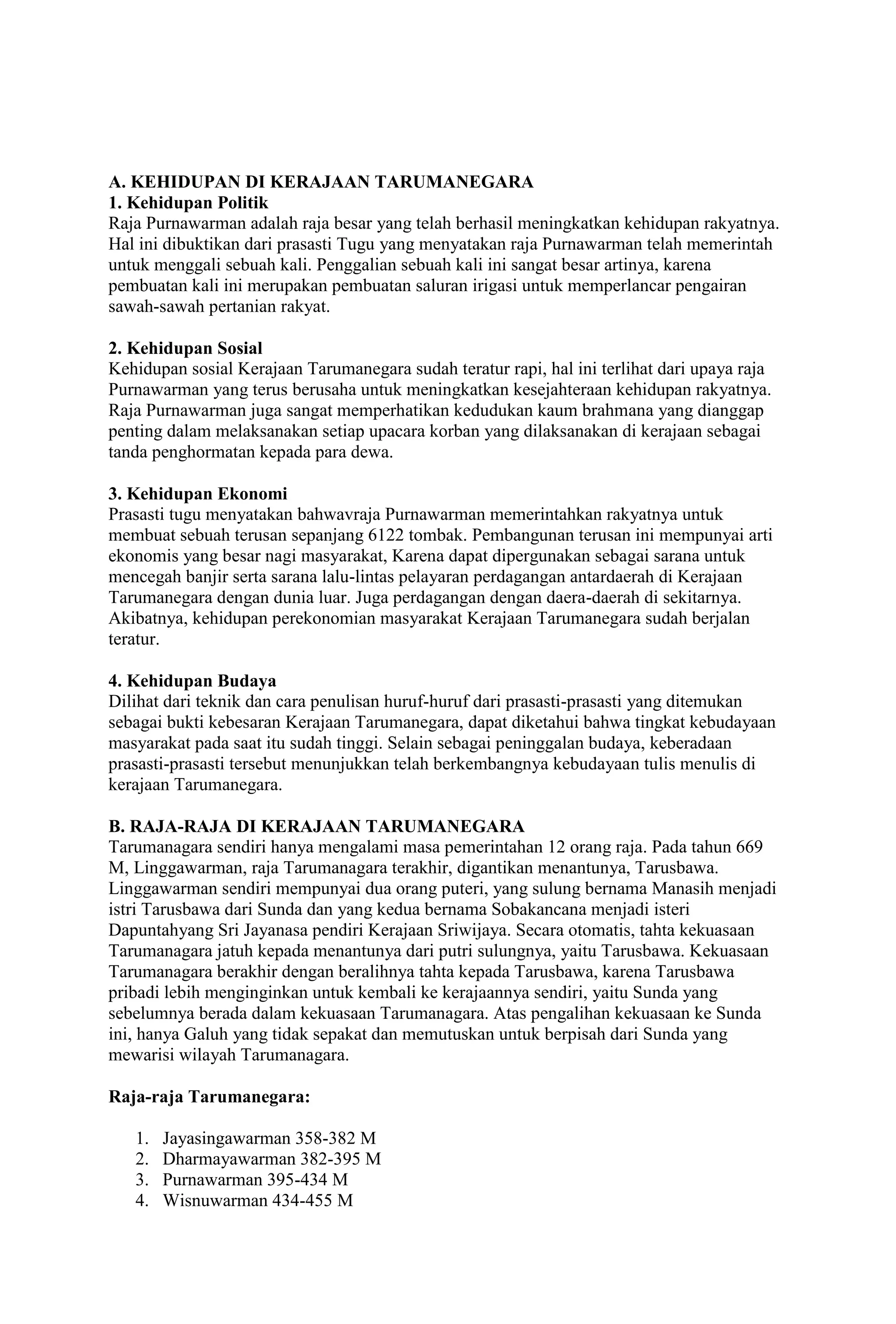 Kerajaan di indonesia | DOCX