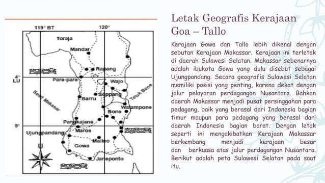 Kerajaan goa tallo, sumber sejarah, letak geografis, politik dan ...
