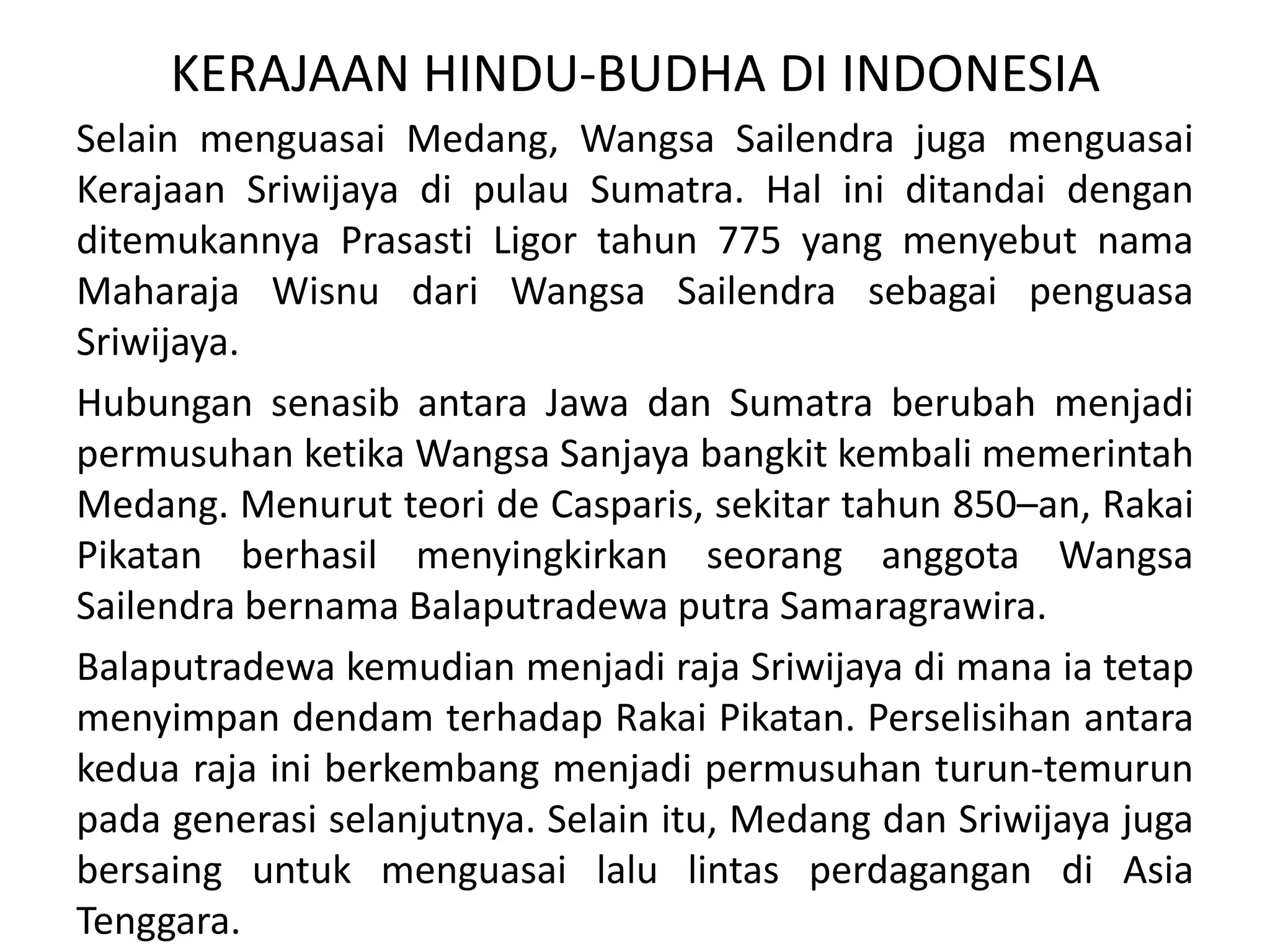 Kerajaan hindu budha di indonesia | PPTX