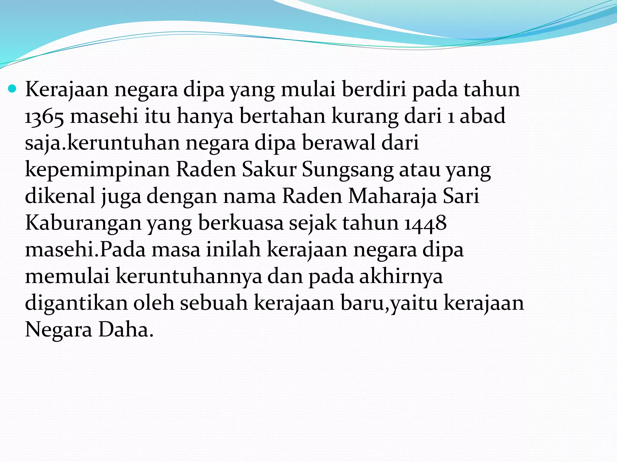 Kerajaan hindu banjar | PPT