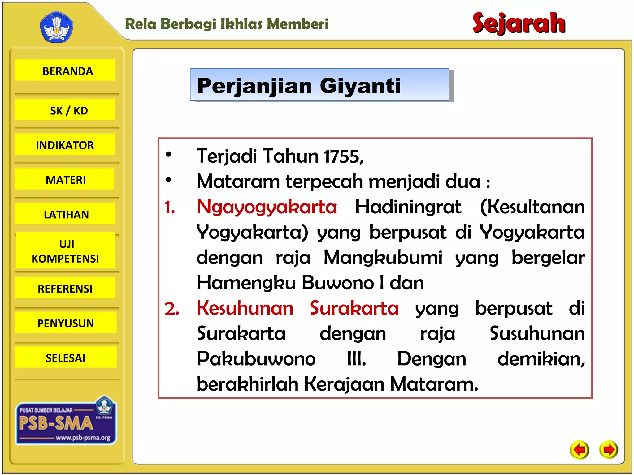 Kerajaan islam di_indonesia_hery_purwanto_sman_3_kota_bengkulu | PPT