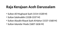 Kerajaan Islam di Sumatera - Idsejarah.net.pptx