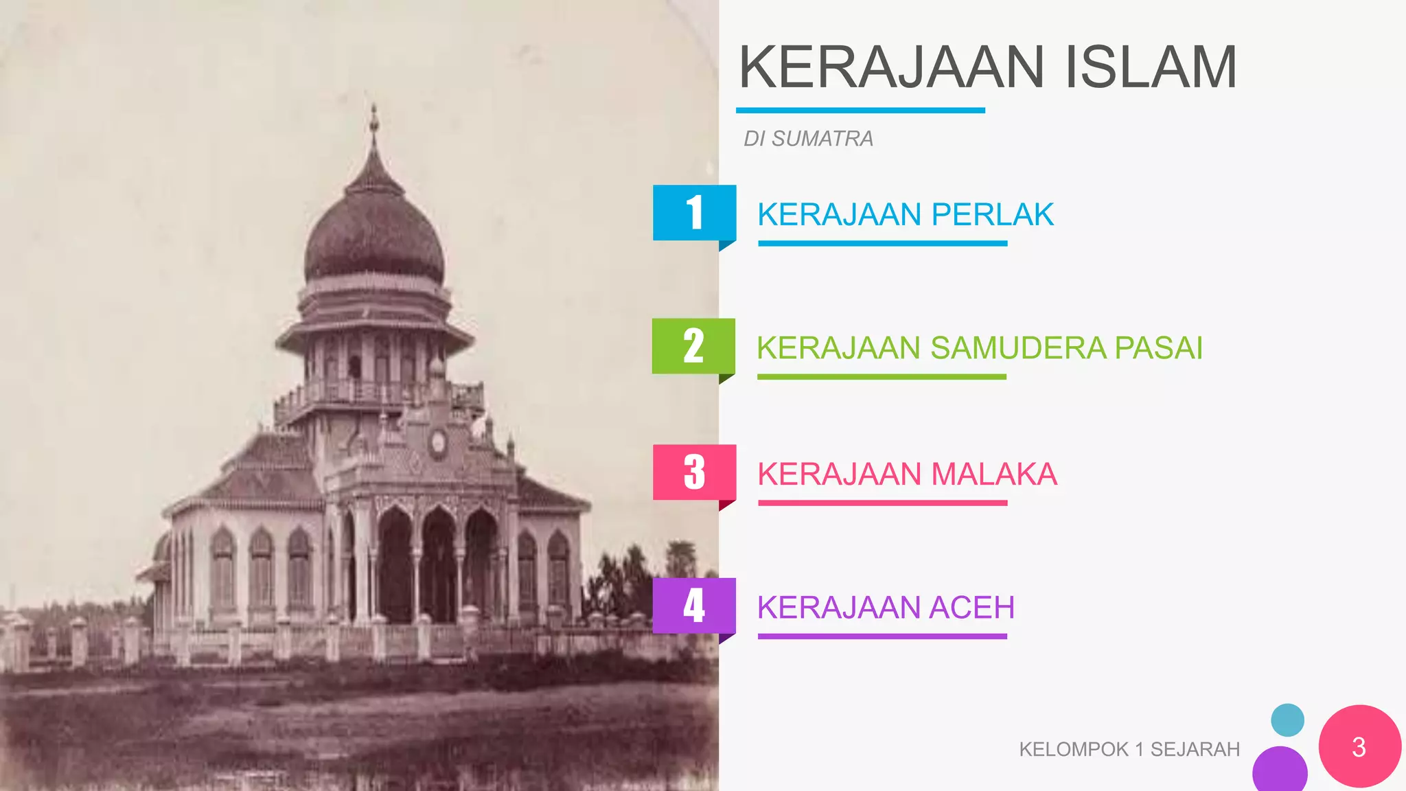 Kerajaan islam di pulau sumatra | PPTX