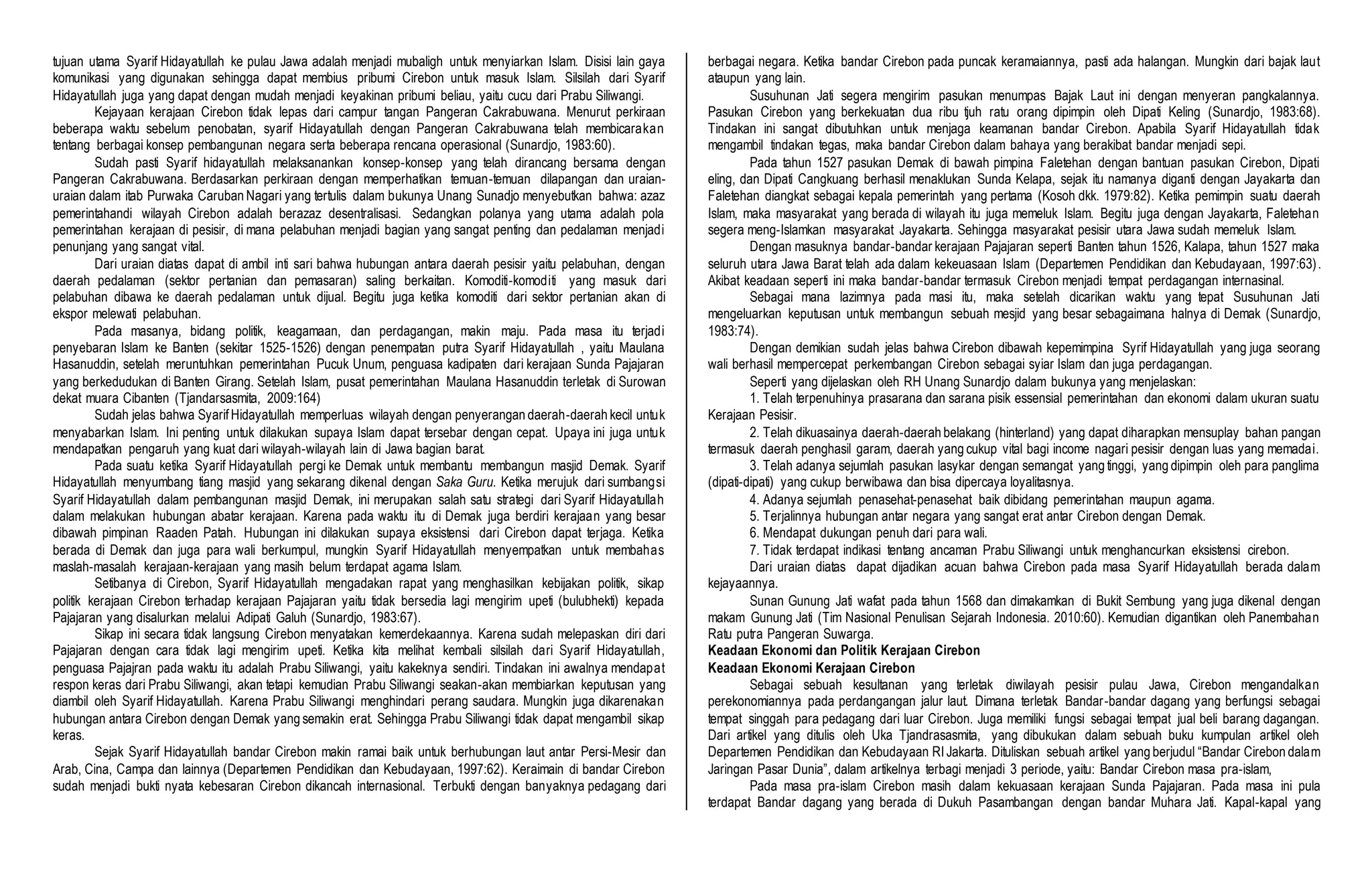 Kerajaan Islam Jawa Lengkap | DOCX