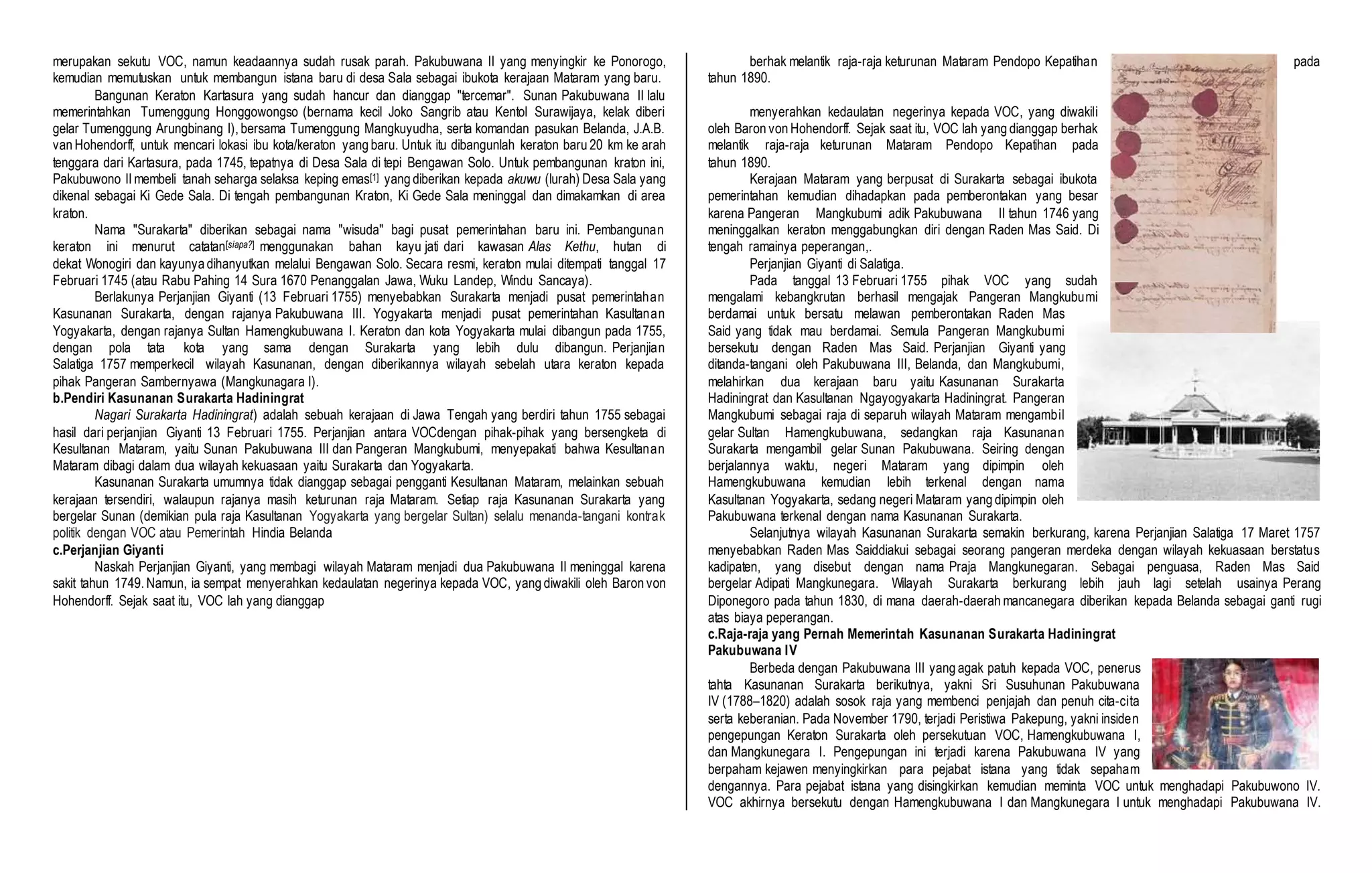 Kerajaan Islam Jawa Lengkap | DOCX