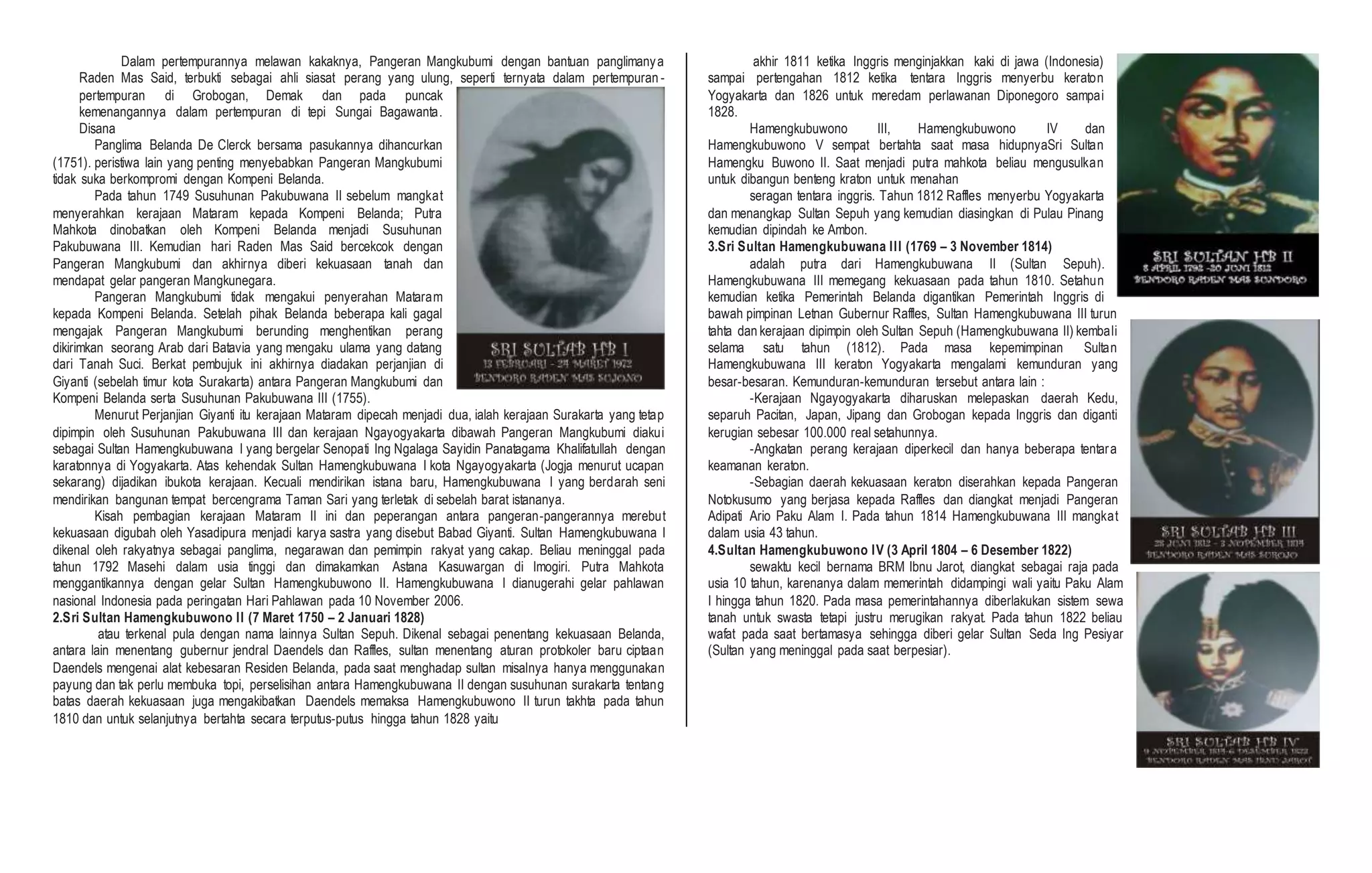 Kerajaan Islam Jawa Lengkap | DOCX