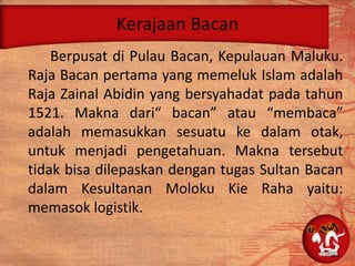 Kerajaan islam maluku | PPTX