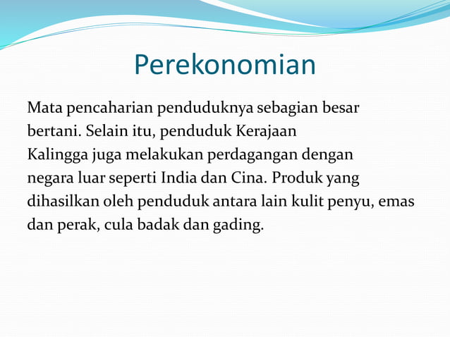 Kerajaan kalingga (ho ling) *Animatiion slide | PPTX