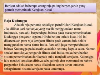 Kerajaan kutai | PPT