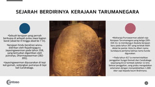 Kerajaan kutai, tarumanegara dan kaling | PPTX