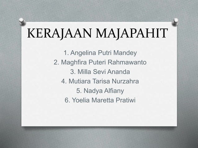 Sejarah Wajib - Kerajaan Majapahit (Kelas X) | PPTX