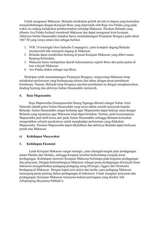 Kerajaan makasar | DOCX