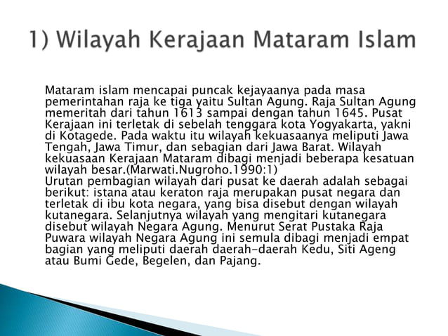 Kerajaan mataram islam | PPTX