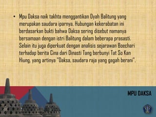 Kerajaan Mataram Kuno | PPTX