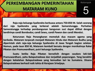 Kerajaan Mataram Kuno | PPTX